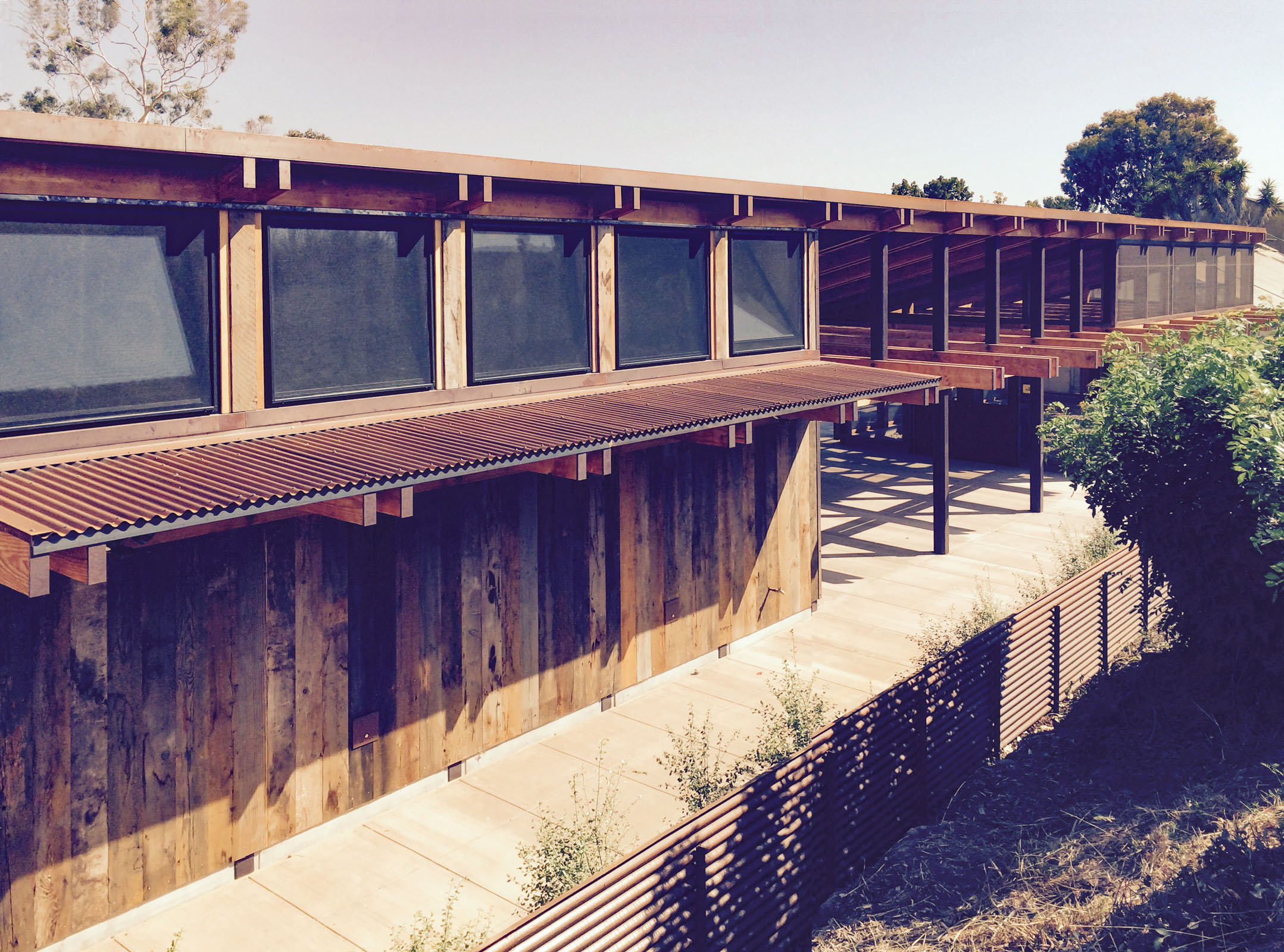 Green Shade Structure — Ferguson-Ettinger Architects, Inc.