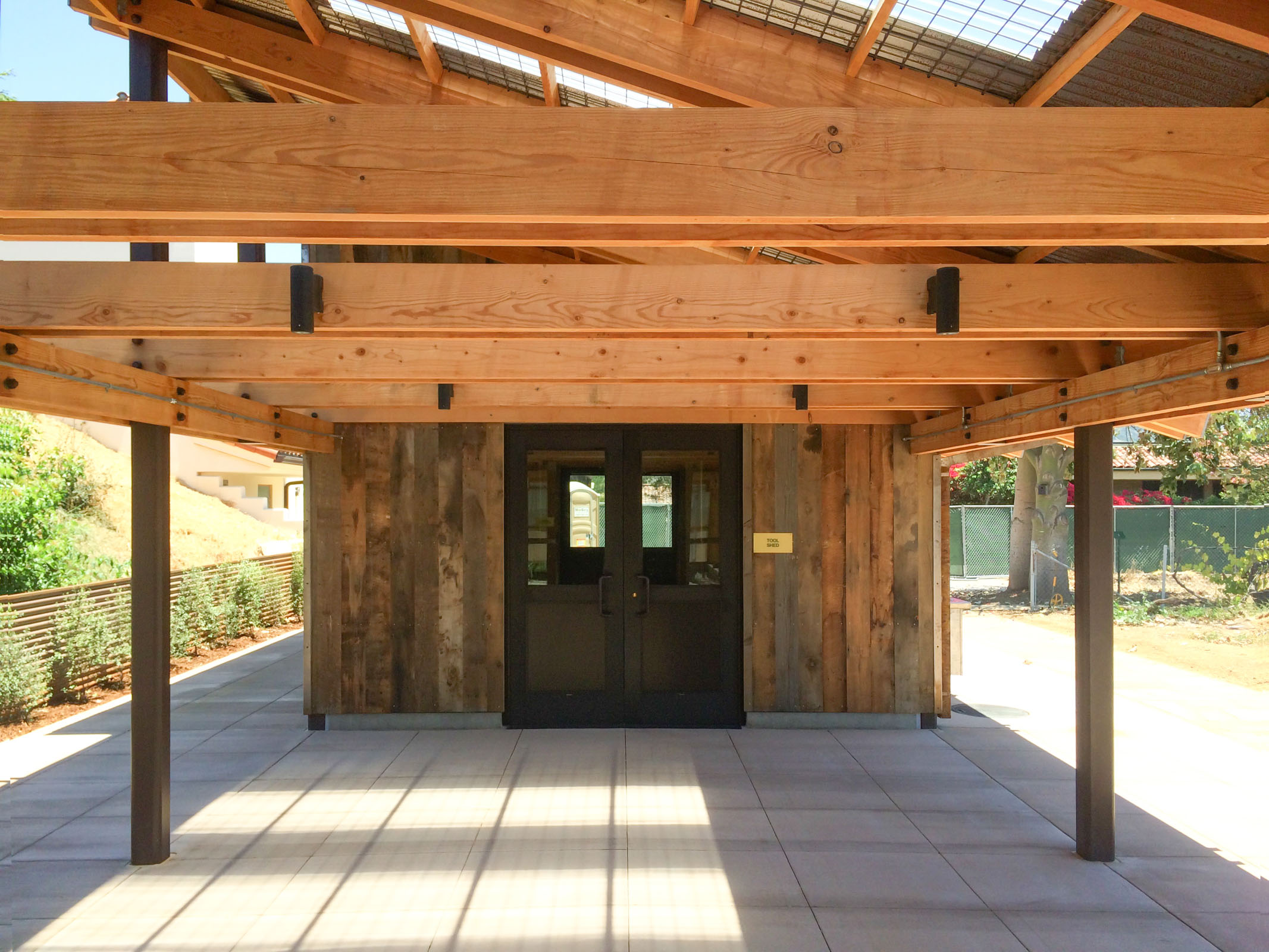 Green Shade Structure — Ferguson-Ettinger Architects, Inc.